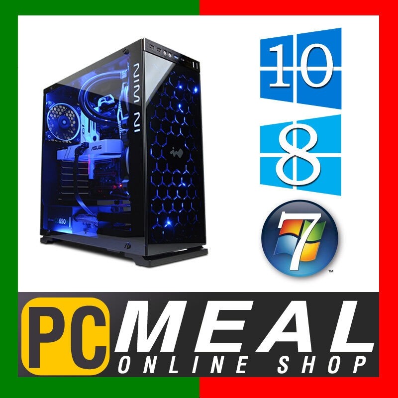 INTEL Core i7 8700K Max 4.5G GTX1050 2GB 1TB 8GB Gaming Computer Quad ...