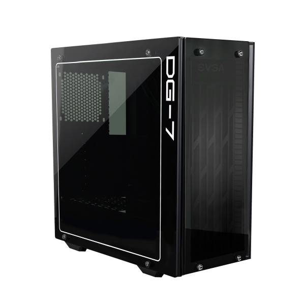 EVGA DG-75 Matte Black Mid-Tower, 2 Sides of Tempered Glass, Gaming ...