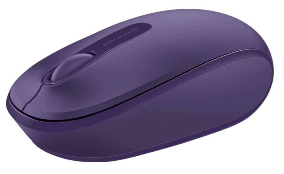 Microsoft Wireless Mobile Mouse 1850 Purple Mini USB Transceive ...