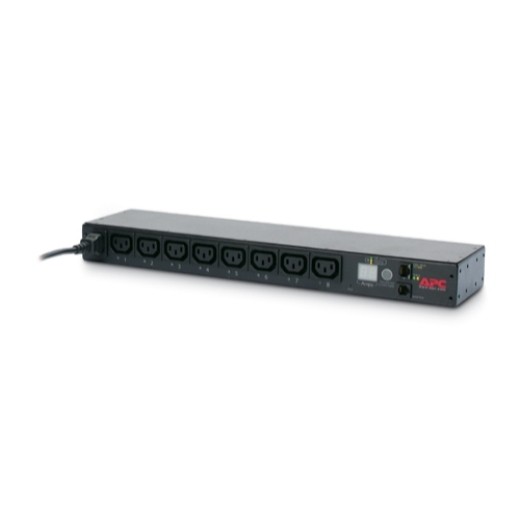 APC Netshelter Switched Rack PDU, 1U, 230V/10A C14 Cord Input, 8x IEC C13 Outlets - PC MEAL