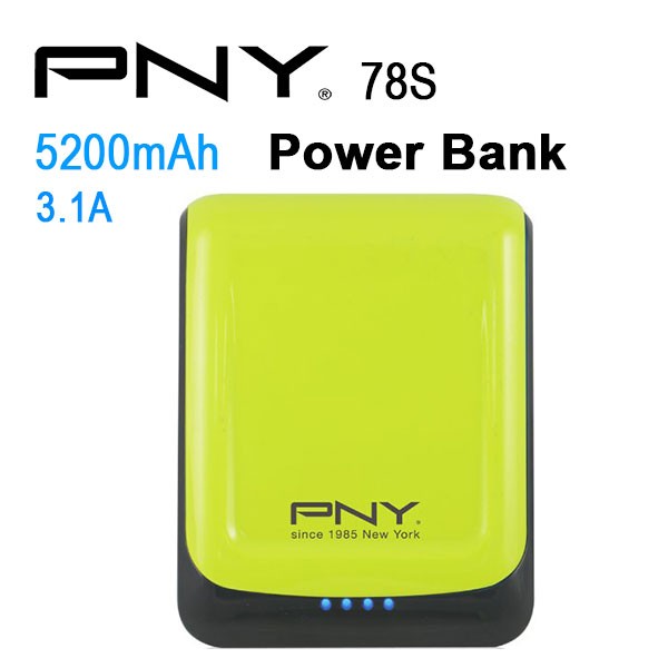 PNY POWER BANK 78S GREEN 7800MAH 2 USB OUTPUT - Electronics - PC MEAL